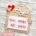 I Love You Because, Valentines Day Gift, Valentines Basket Stuffer ...