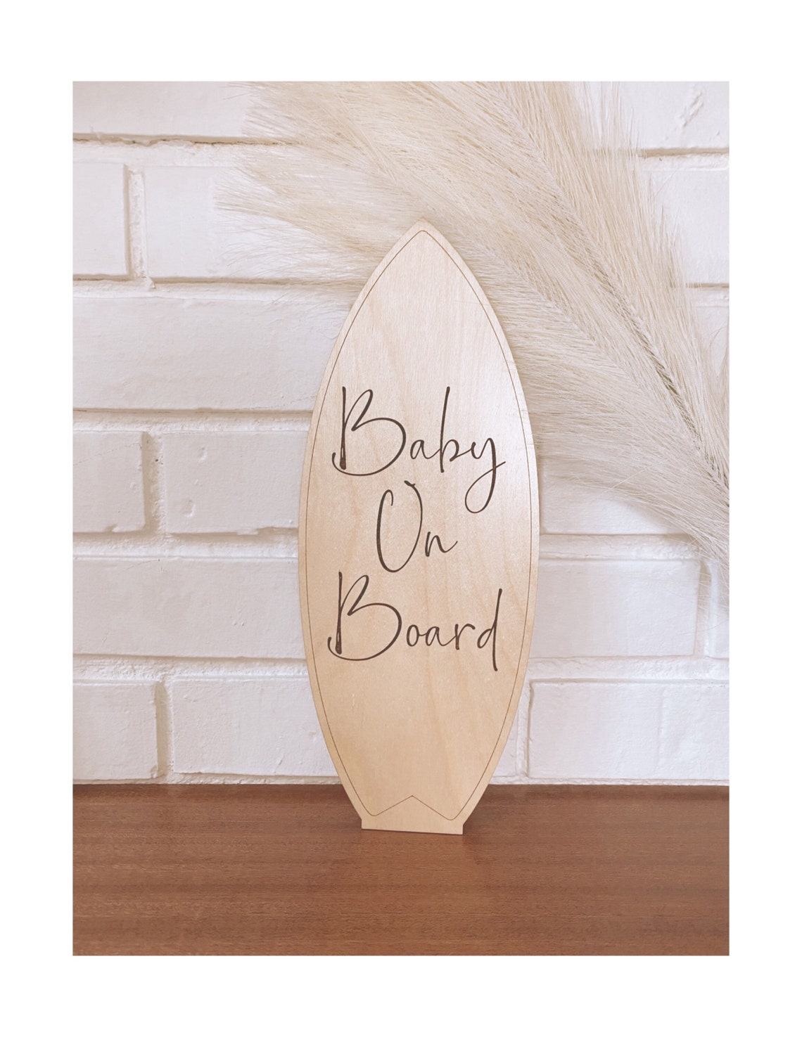 Baby on Board Baby Shower Sign Surf Baby Shower Baby on - Etsy