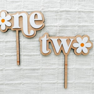 Two Groovy Cupcake Toppers, Retro Party, Groovy Birthday, Groovy ...