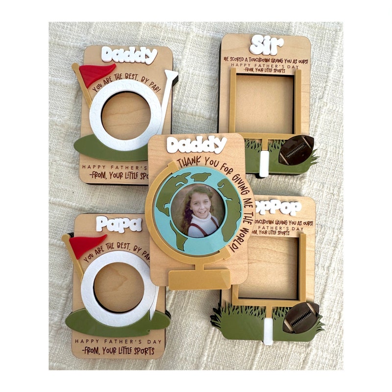 Fathers Day Photo Frame - Etsy