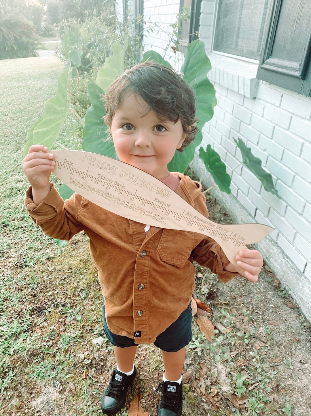 Funny Fish Ruler, Fathers Day Gift, Fishing Dad, Gift for Him, Gift for ...