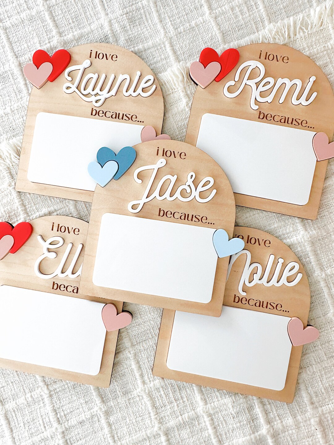 I Love You Because, Valentines Day Gift, Valentines Basket Stuffer ...