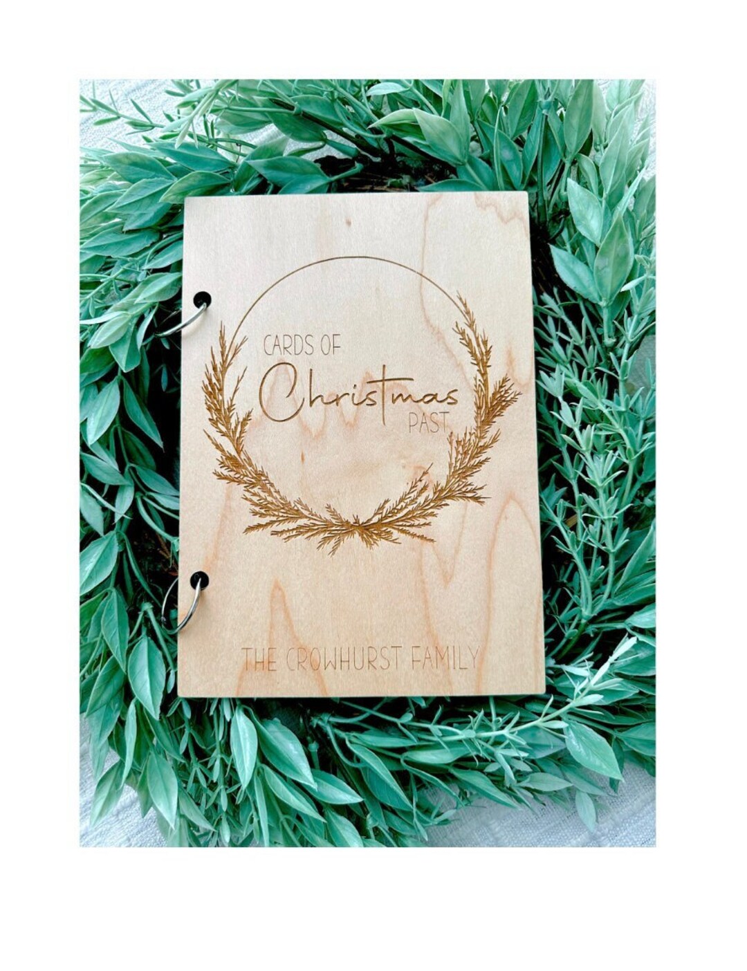 Christmas Card Book, Christmas Card Keeper, Card Binder, Card Storage ...