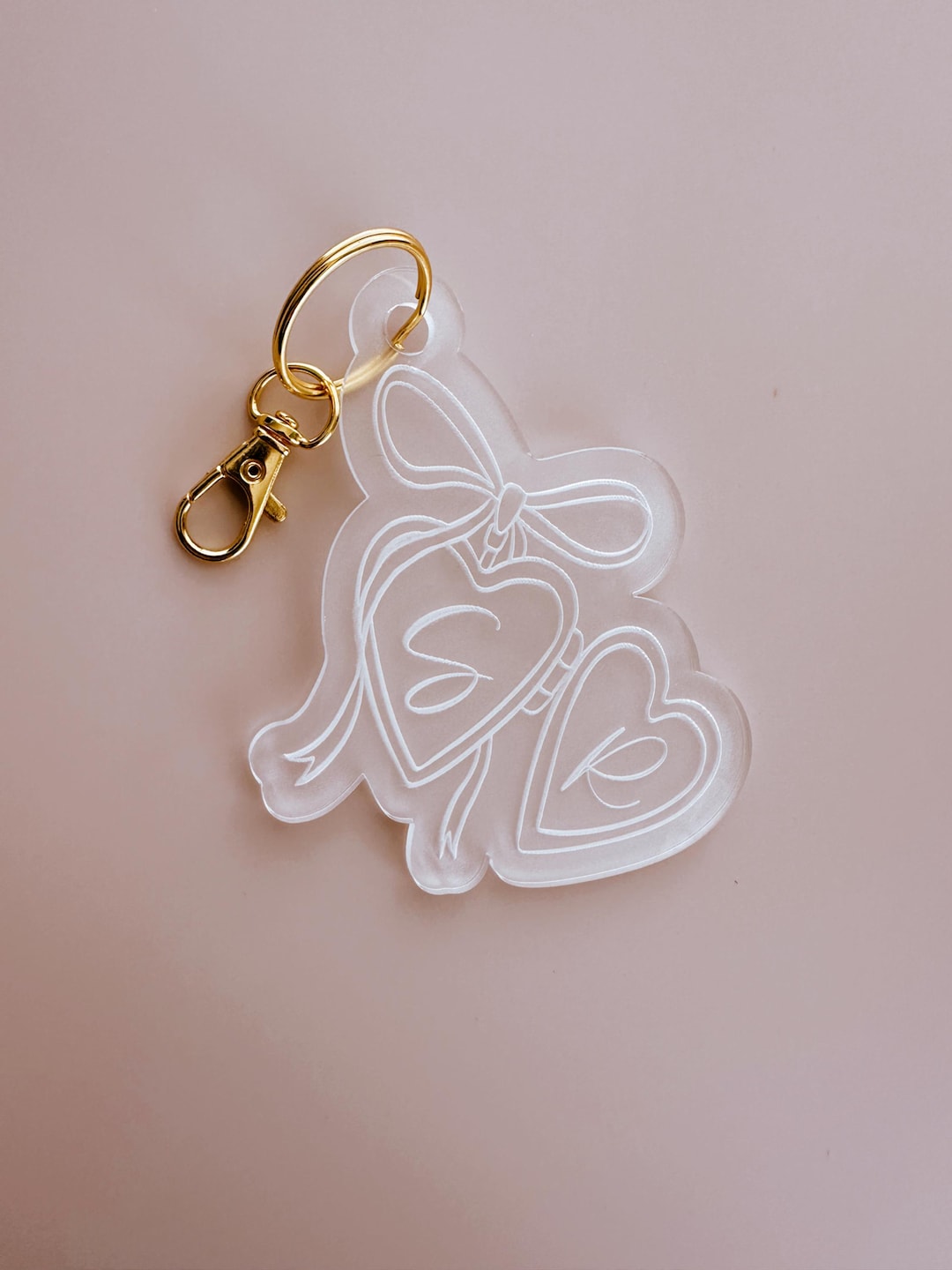 Heart Locket Keychain, Initial Keychain, Wedding Gift, Anniversary Gift ...