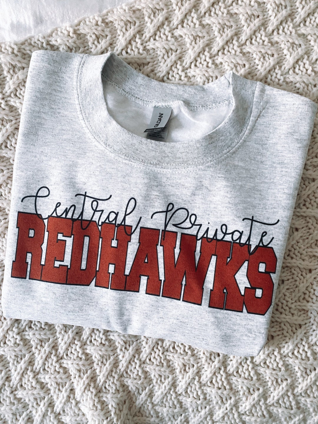 Custom Team or School Crewneck Sweatshirt / Personalized / Sweater ...