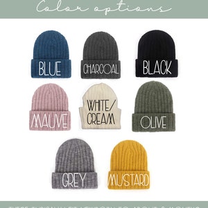 Personalized Name Baby Beanie Hat, Baby Announcement, Baby Shower Gift ...