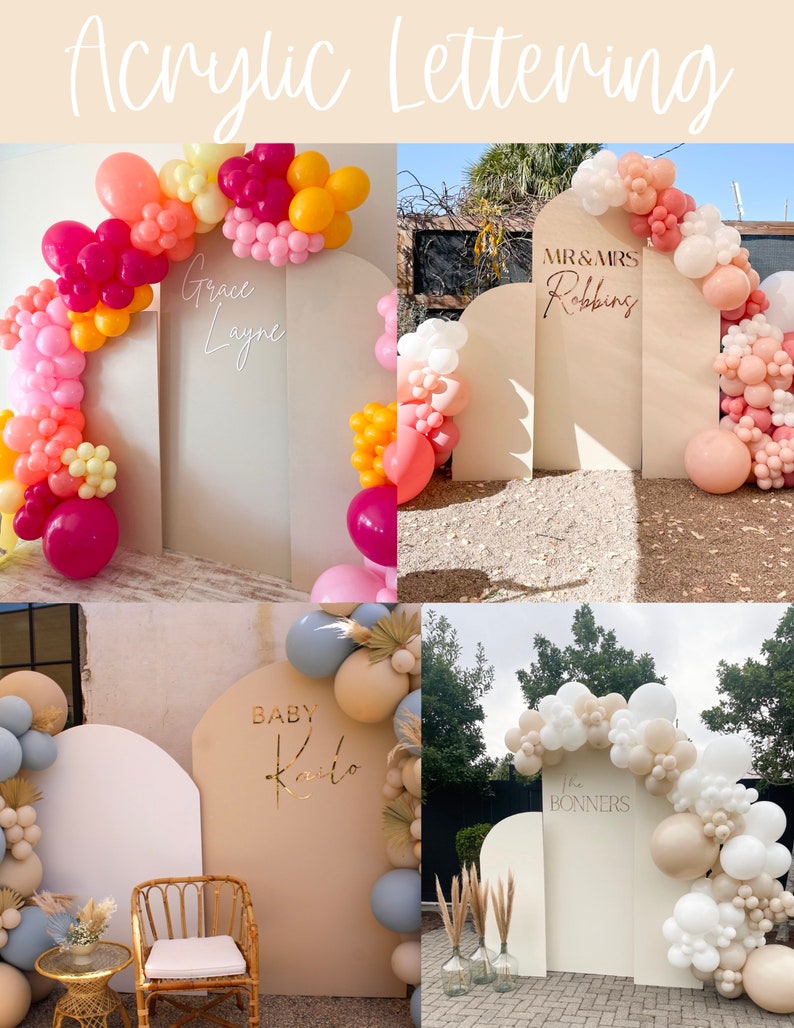 Backdrop Sign Wedding Name Sign Baby Shower Sign Baby Name - Etsy