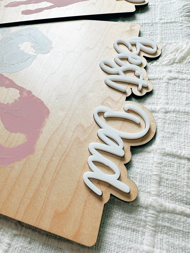 Best Dad Hands Down, Handprint Sign, DIY Children’s Gift, Father’s Day ...