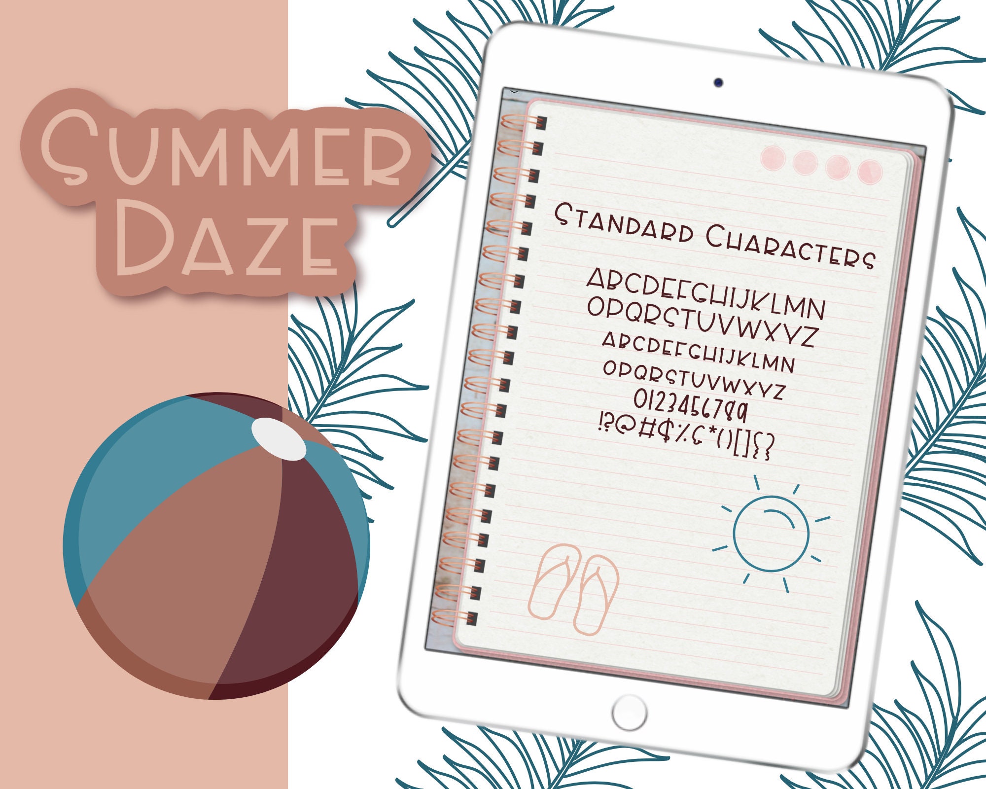 Handwritten All Caps Font Block Letters Font Instant Download Happy ...