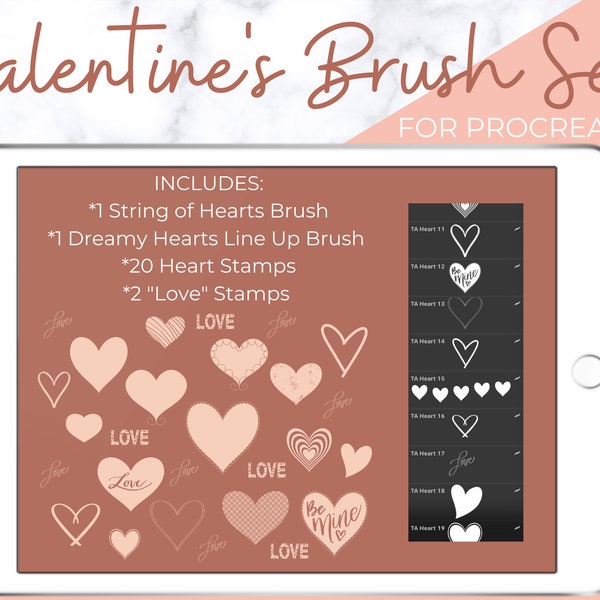 Love Heart Stamp - Etsy