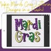 Procreate Brush Stamp Bundle for Mardi Gras 11 Procreate Stamps ...