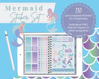 Digital Planner Sticker Set Pre-cropped Sticker Pack for | Etsy