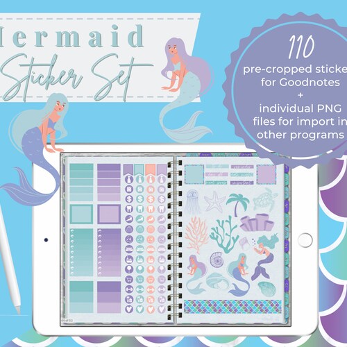 Digital Planner Sticker Set Pre-cropped Sticker Pack for | Etsy
