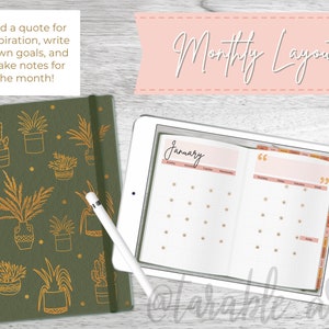 2021 Dated Digital Planner, Goodnotes Notability Noteshelf, Clickable ...