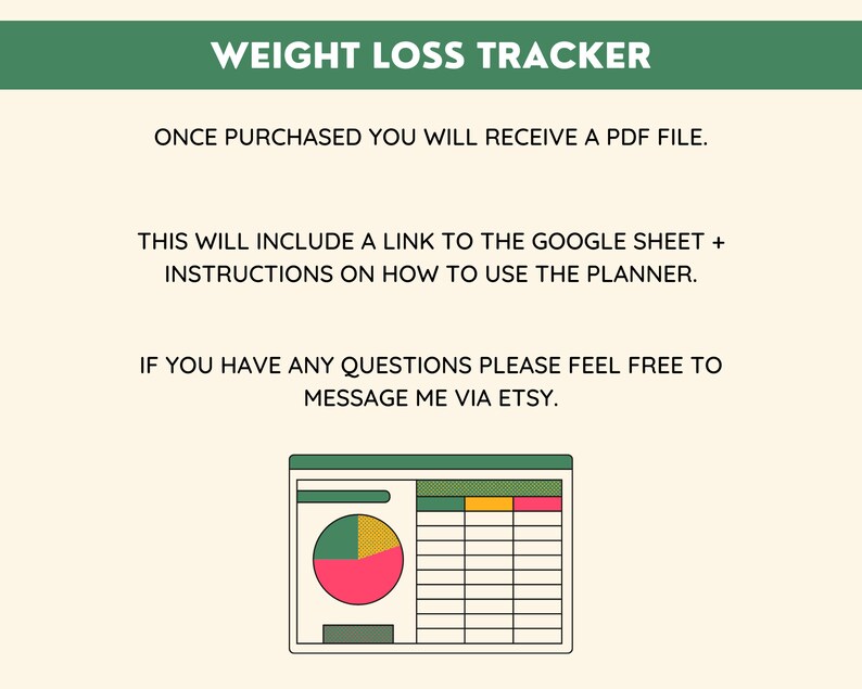 Weight Loss Tracker Spreadsheet Google Sheets Daily Weekly Etsy Weight Loss Tracker Spreadsheet Google Sheets Daily Weekly Etsy