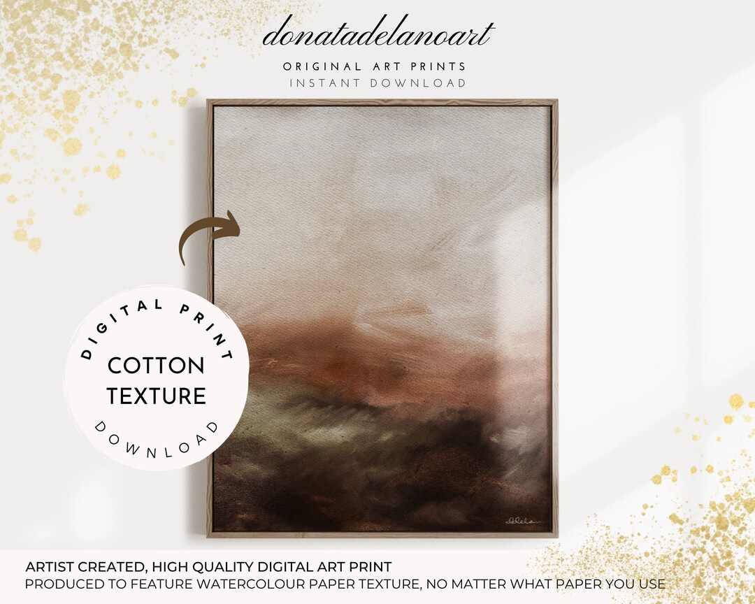 PRINTABLE Landscape Oil Painting, Original Artwork by Artist Digital ...