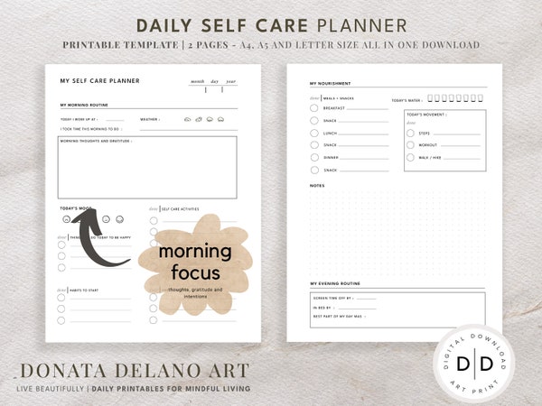 The Nighttime Journal Printable, Night Journal Prompts, Journaling ...