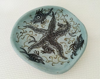Starfish Trinket Tray - Etsy