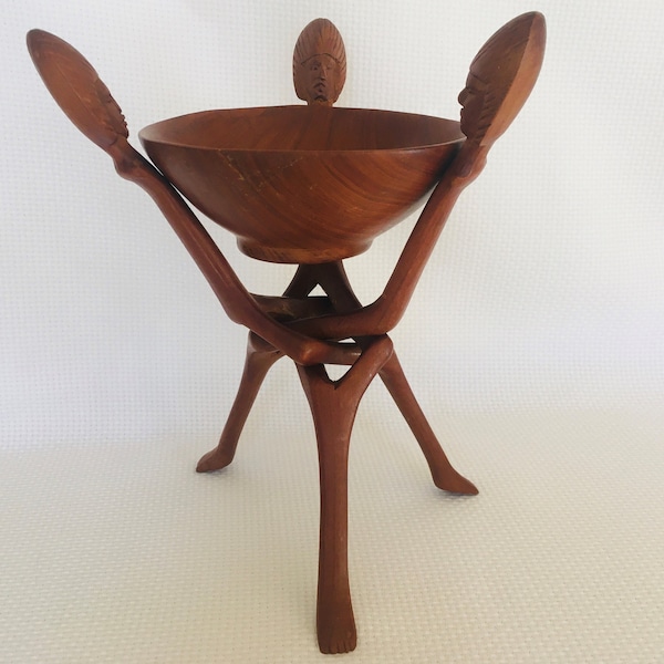 African Wooden Bowl - Etsy