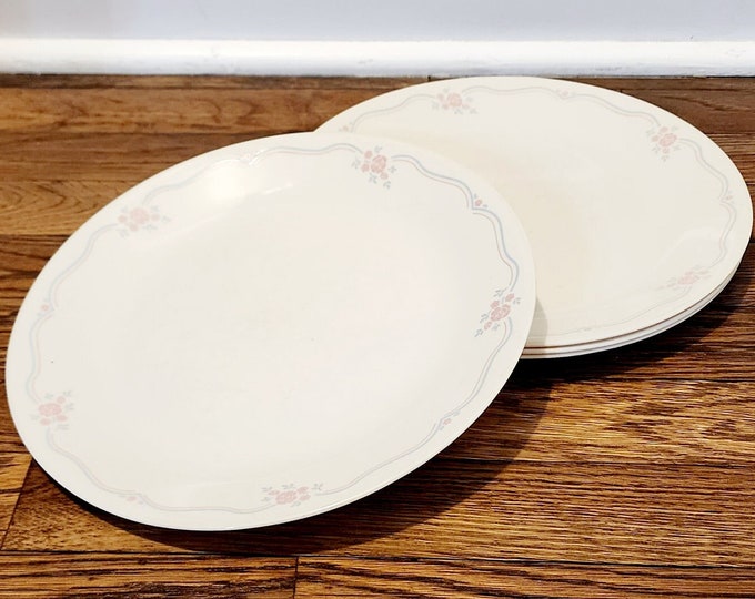 Corelle English Breakfast Set of 4 Dinner Plates utensil Marks - Etsy
