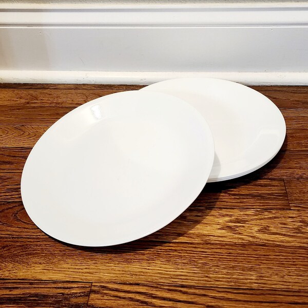 Plain White Plates - Etsy