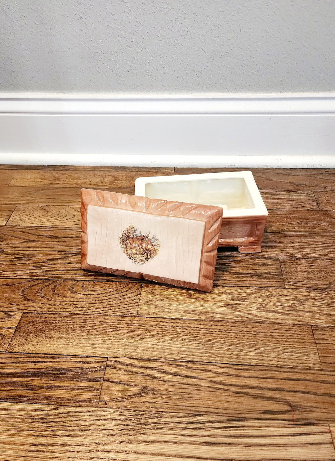 Arnels Ceramic Buck Deer Storage Box Hunter Man Gift (imperfect) - Etsy