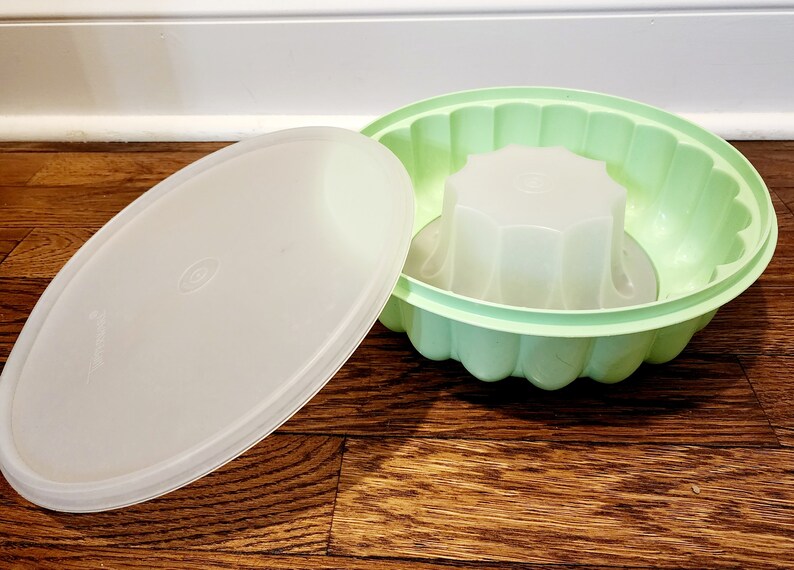 Tupperware Green Round Jello Mold - Etsy