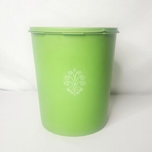 Green Tupperware 5 Canister Set (imperfect) - Etsy