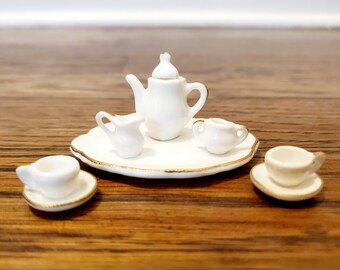Miniature Gold Tea Set | Etsy