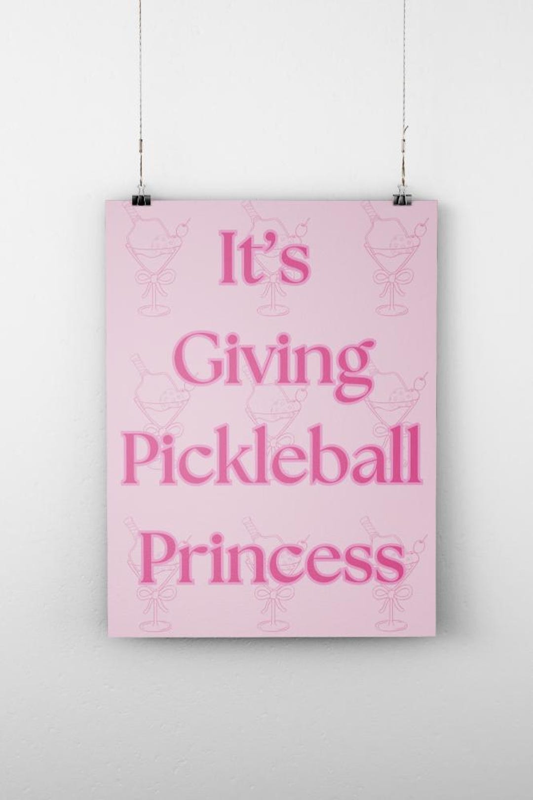 Pickleball Princess Art Print (digital Download) - Etsy