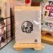 Skull Linocut Print - Handmade Block Print on Handmade Recycled Paper ...