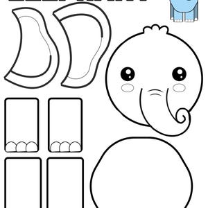 15 Fun Animal Cut and Paste Printables for Kids|diy Crafts and ...