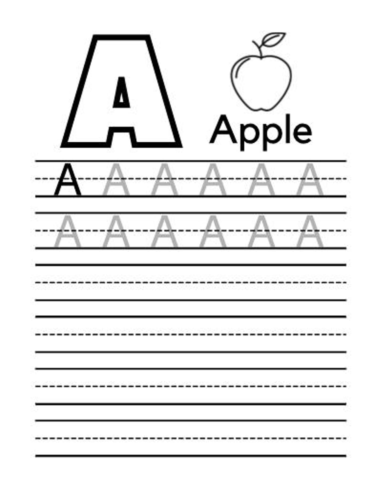 Digital/printable 80-page Kindergarten Alphabet Worksheet Bundle ...