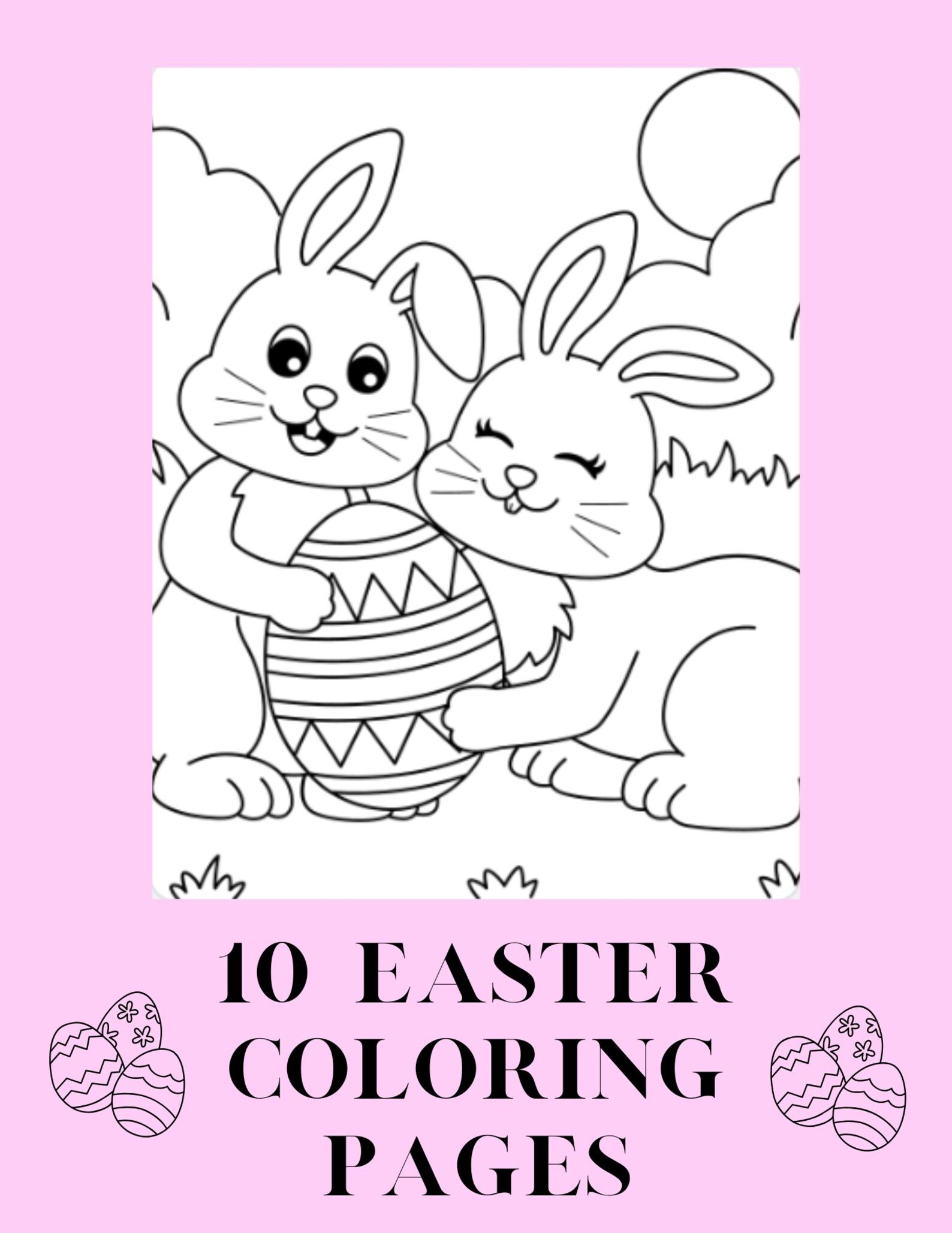 Printable Easter Coloring Worksheet for Kids – Fun Easter Activities ...