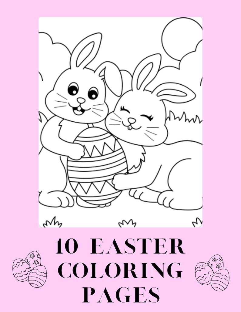 Printable Easter Coloring Worksheet for Kids – Fun Easter Activities ...