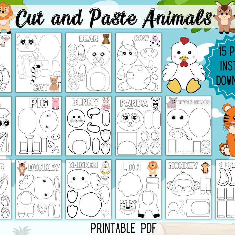 Cut Out Sheets for Kids - Etsy Canada