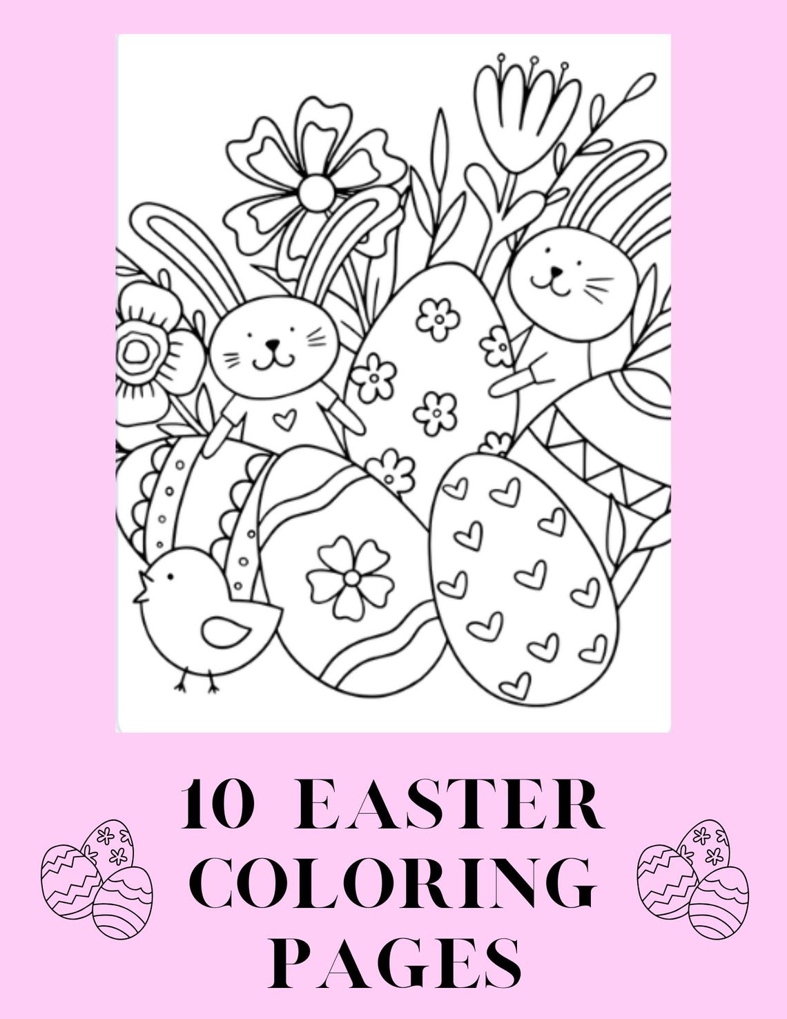 Printable Easter Coloring Worksheet for Kids – Fun Easter Activities ...