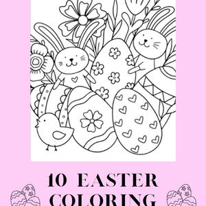 Printable Easter Coloring Worksheet for Kids – Fun Easter Activities ...
