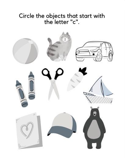 Digital/printable 80-page Kindergarten Alphabet Worksheet Bundle ...