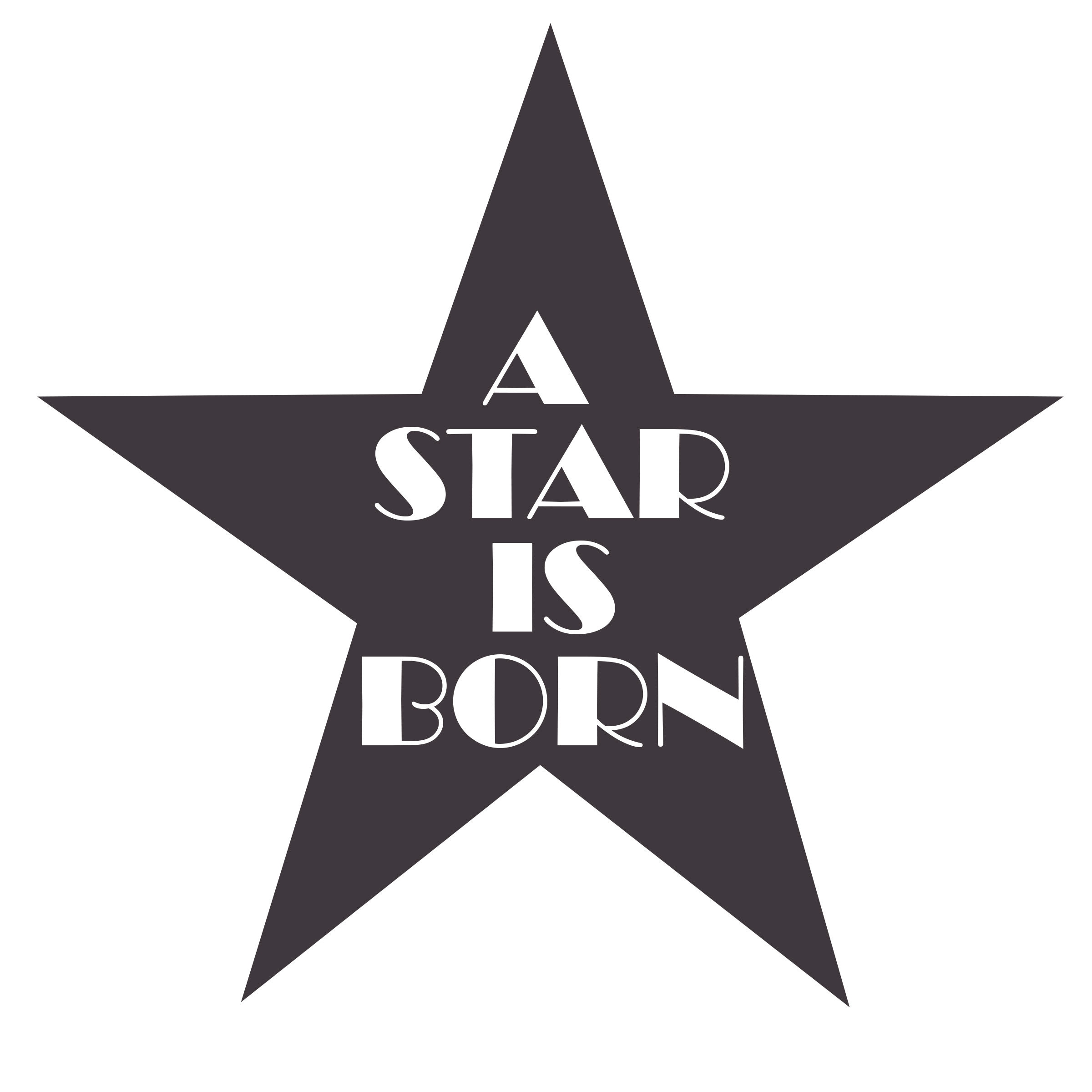 A Star is Born PNG and PDF - Etsy