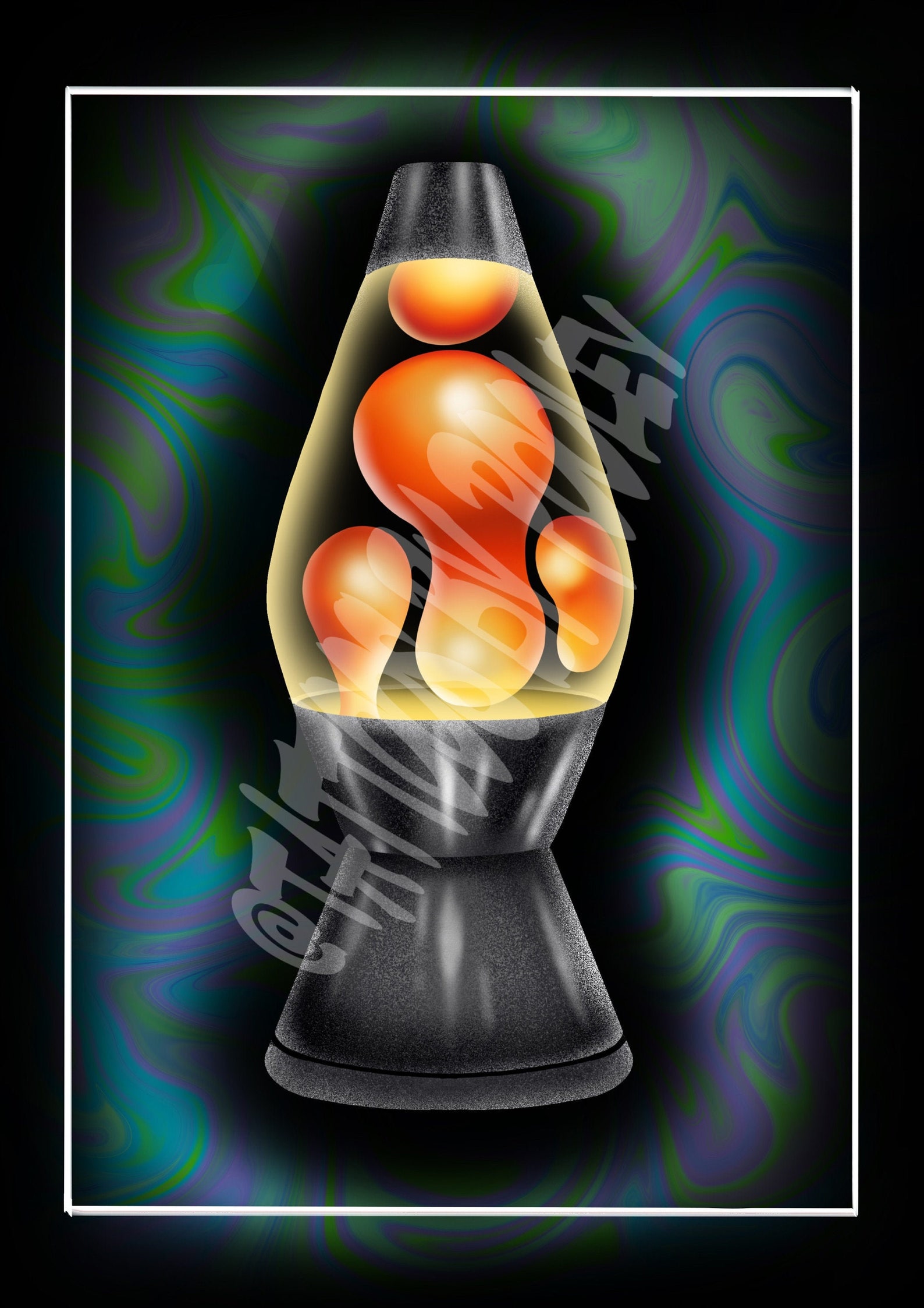 Lava Lamp Illustration PNG Digital Files 4 Designs Sublimation - Etsy