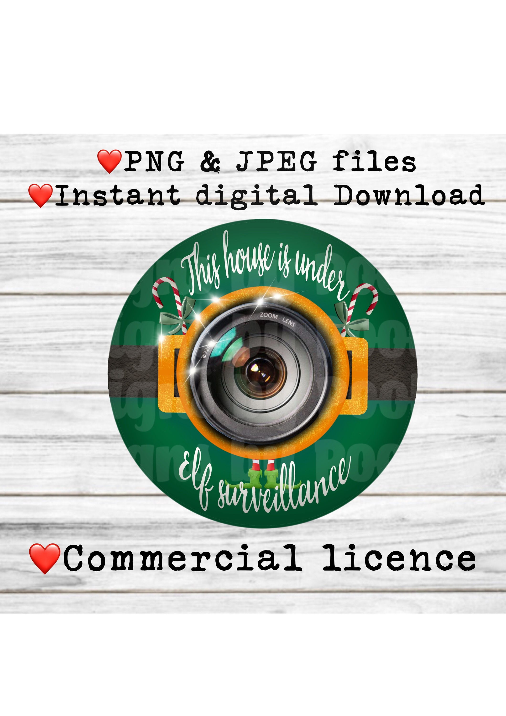 This House is Under Elf Surveillance Png Digital Download Design - Etsy