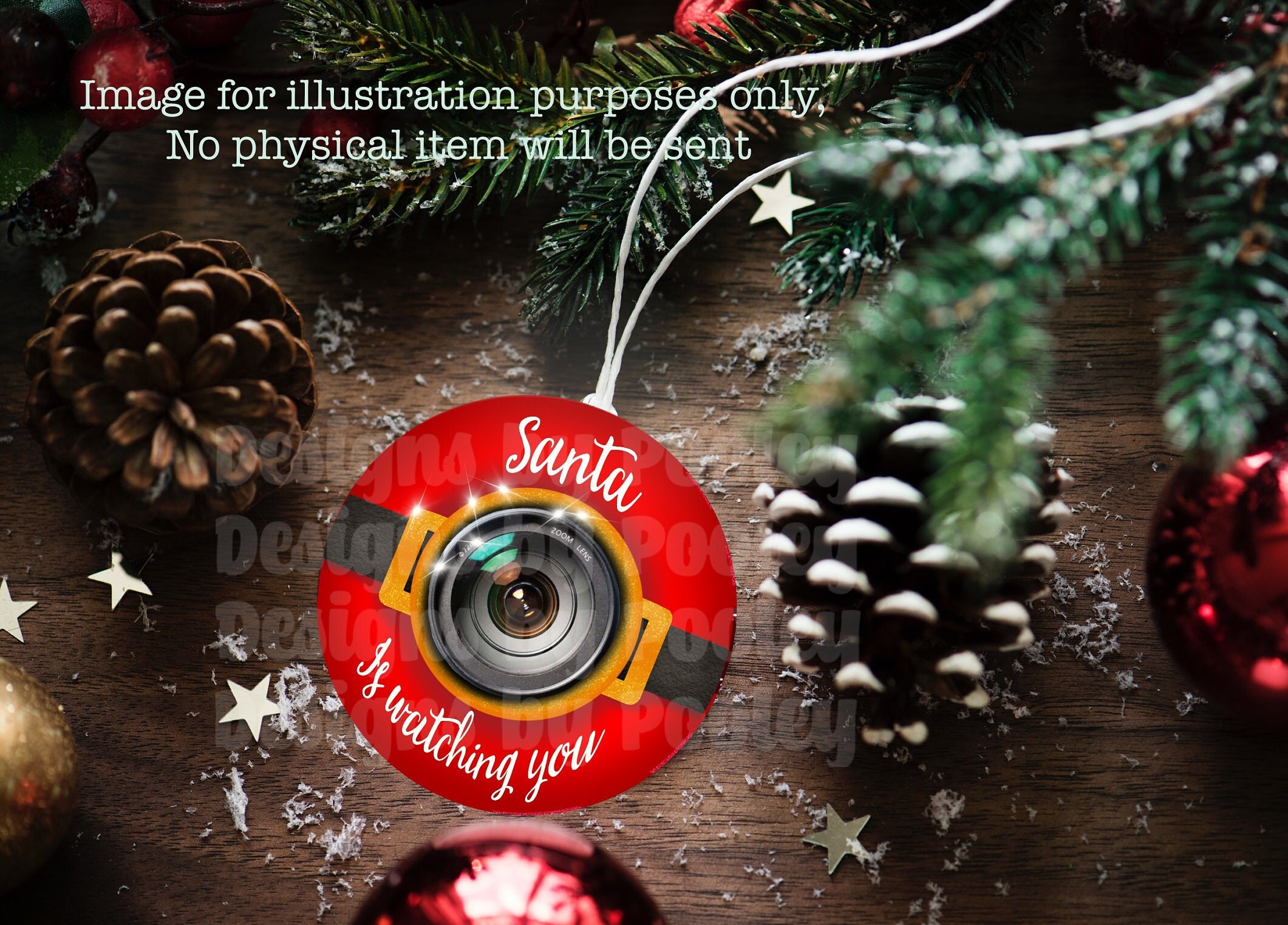 Santa Surveillance Camera Png Digital Download Design - Etsy