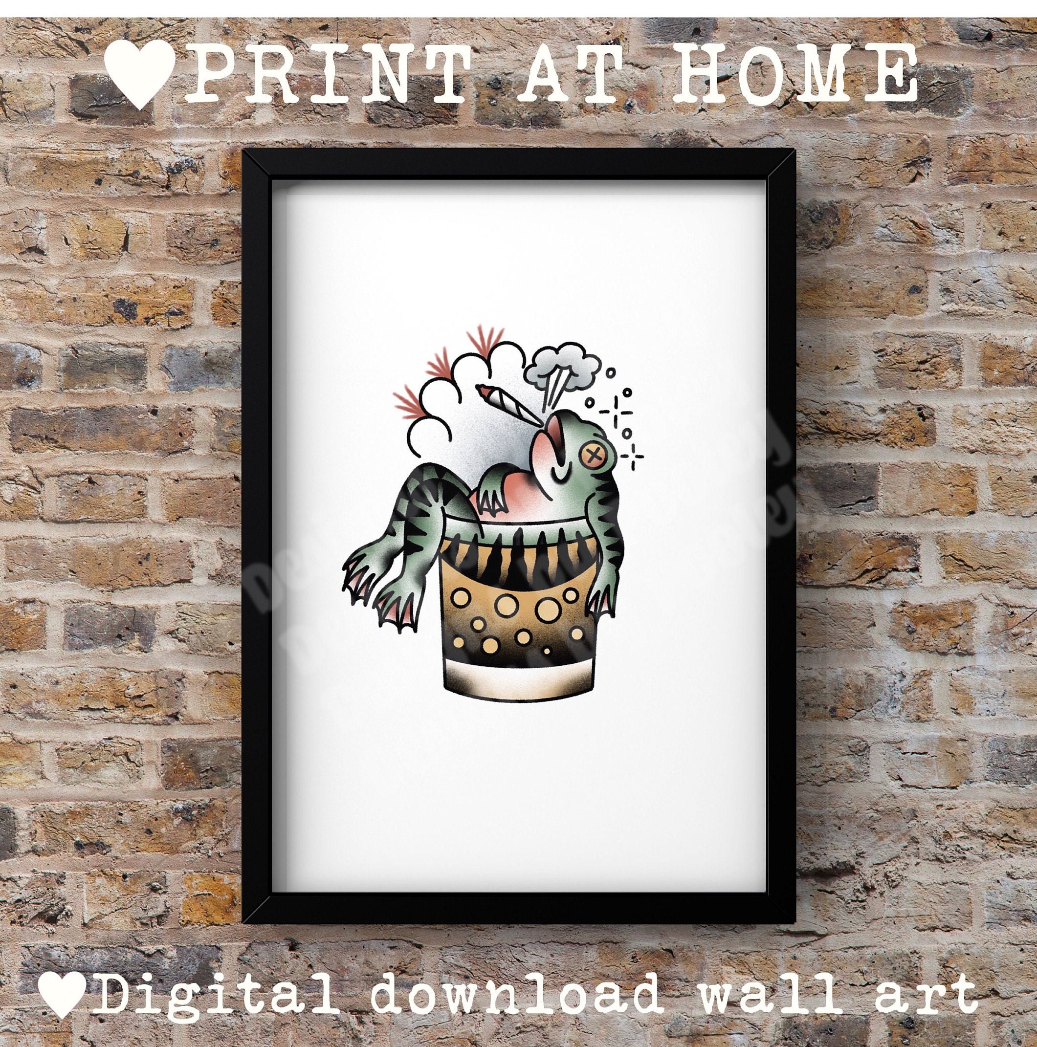 Drinking Drunk Frog Clipart Png - Etsy