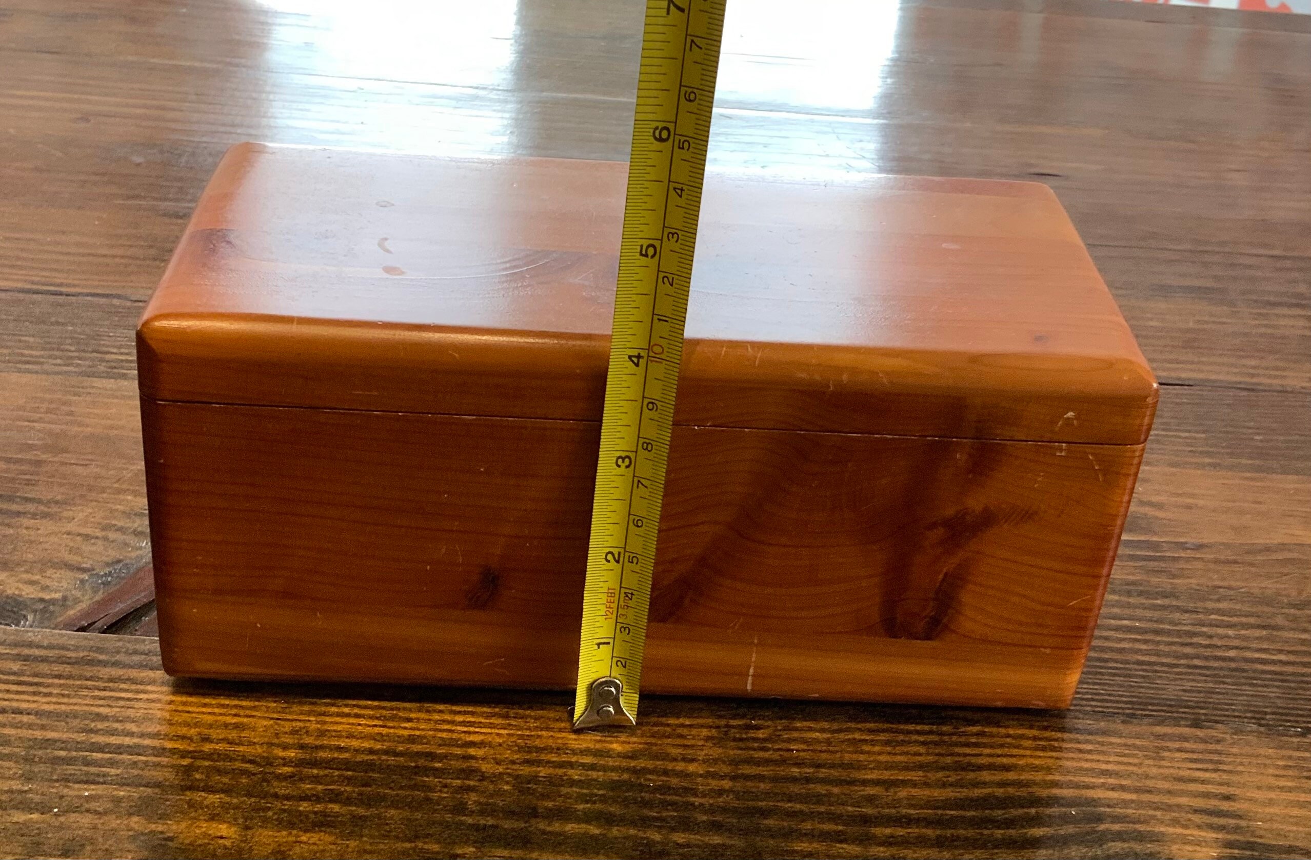 Authentic Vintage Mid Century Lane Cedar Trinket Box 9x4x4 - Etsy