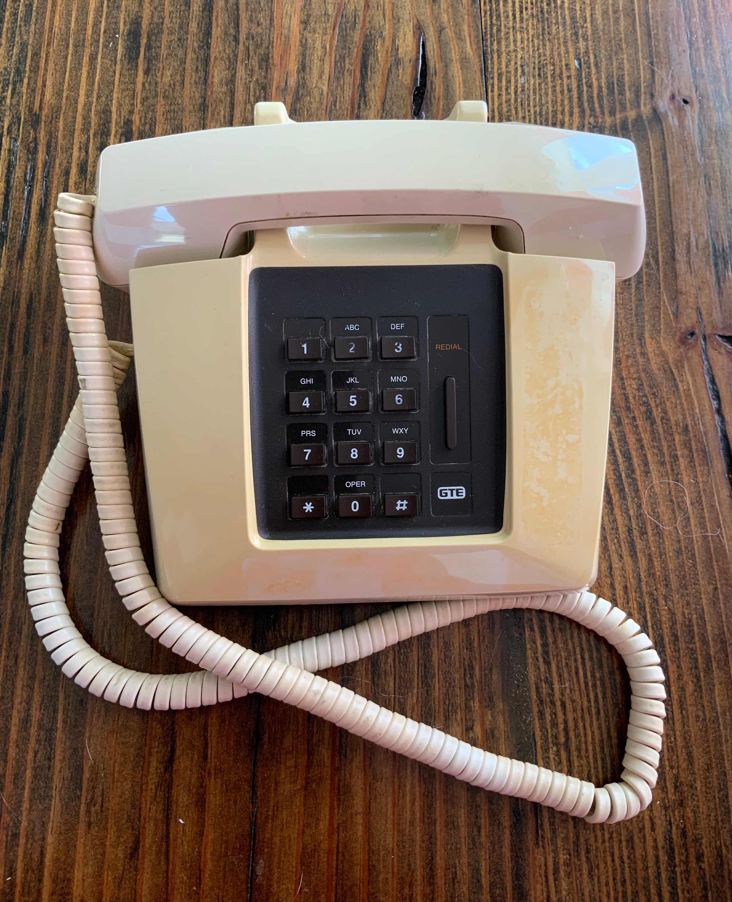 Vintage Slimline Office Desk Push Button Telephone - Etsy