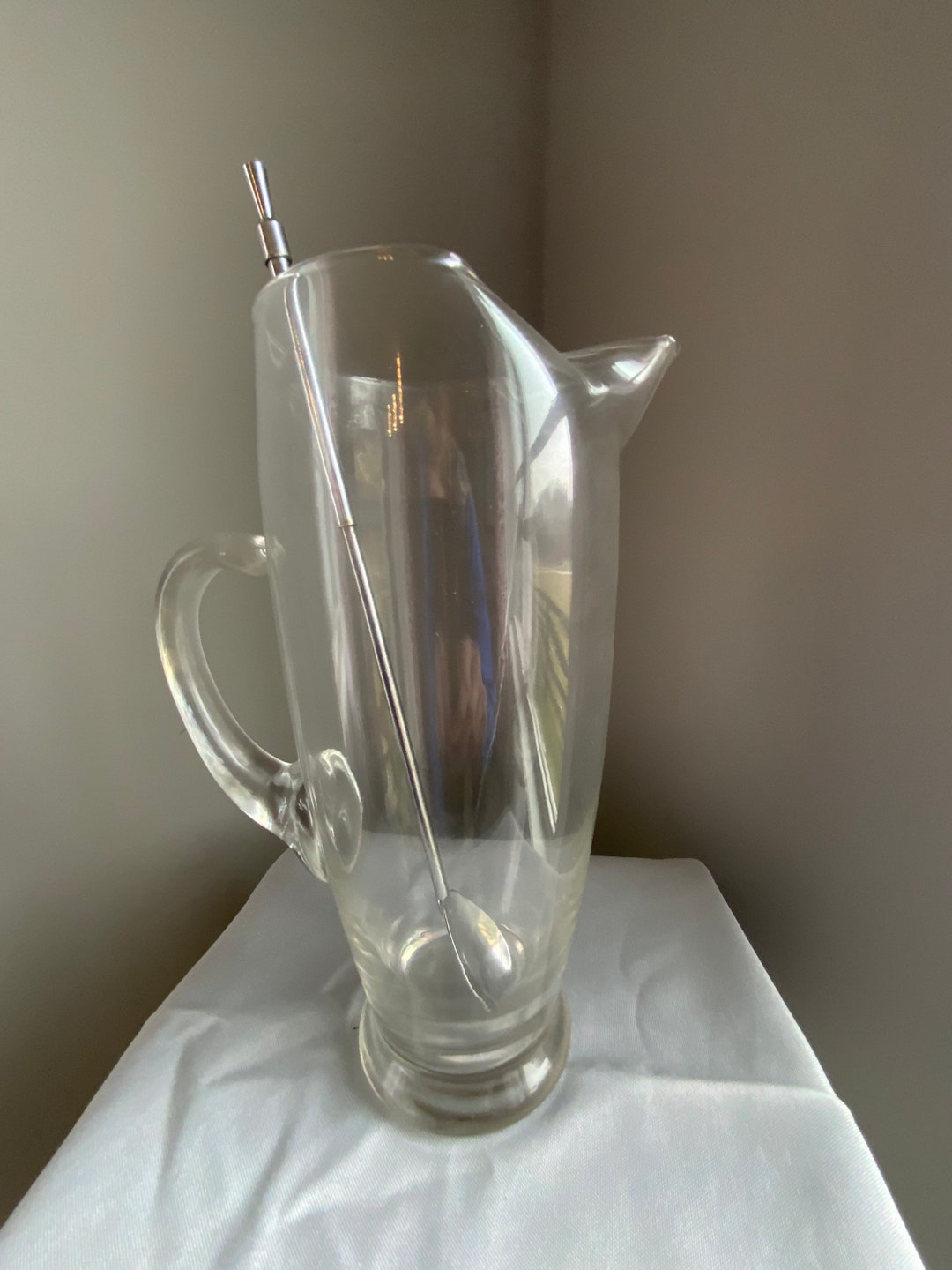 Vintage Mid Century 1960s Cocktail Pitcher With Stir Spoon - Etsy