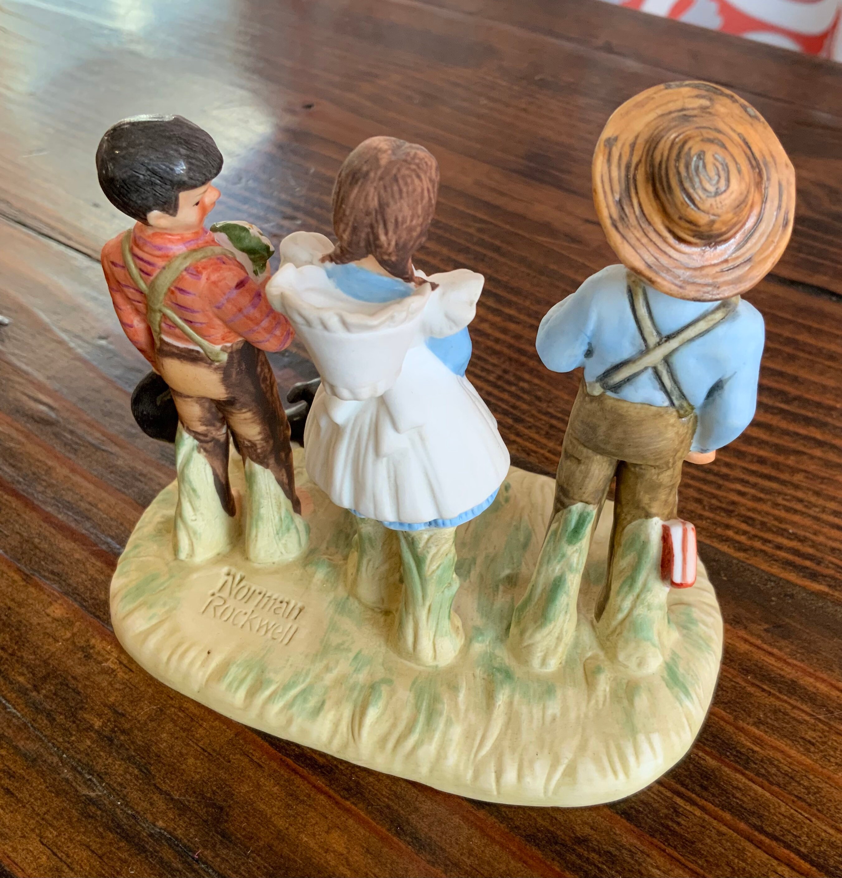 Norman Rockwell Spring - Young Man’s Fancy by Gorham 4” X 4” Statuette ...