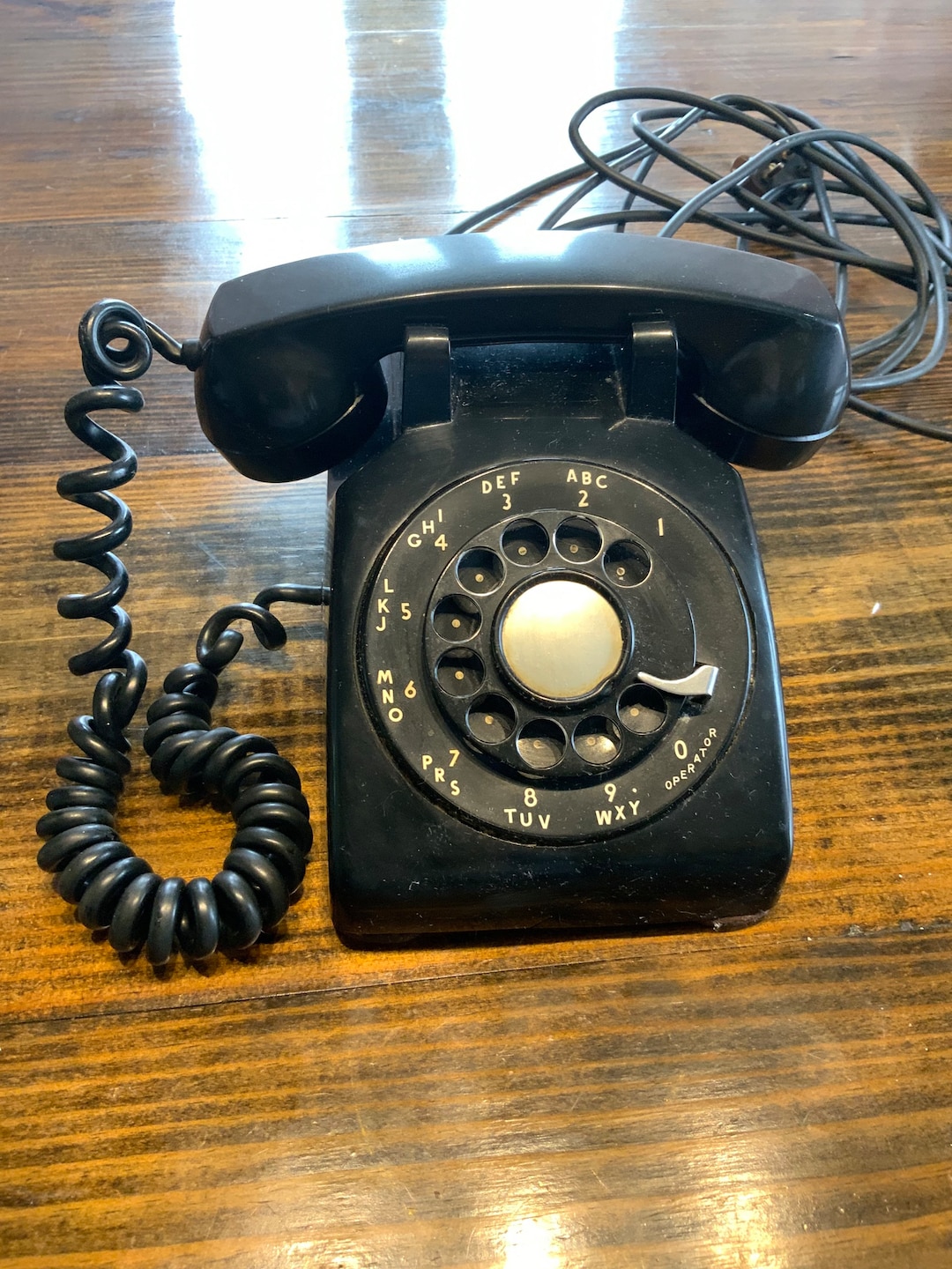 Vintage Bell System Rotary Dial Desk Landline Telephone - Etsy