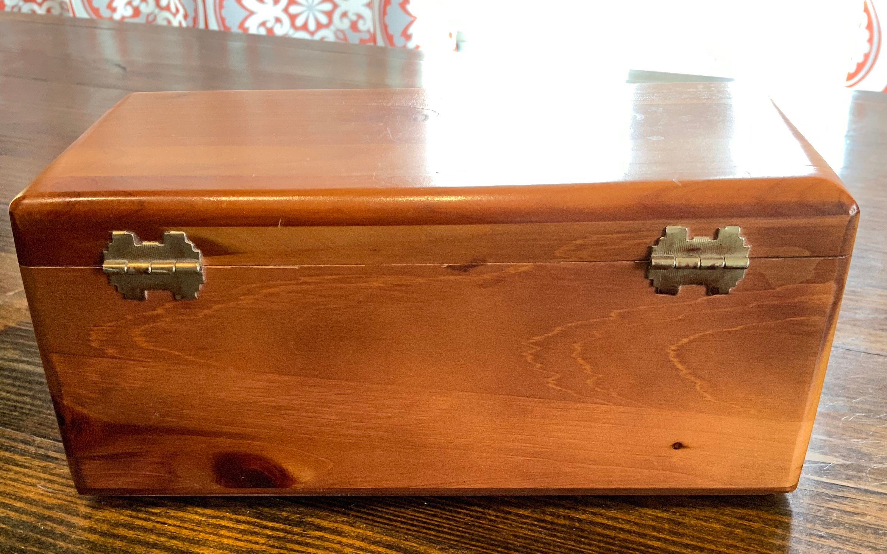 Authentic Vintage Mid Century Lane Cedar Trinket Box 9x4x4 - Etsy